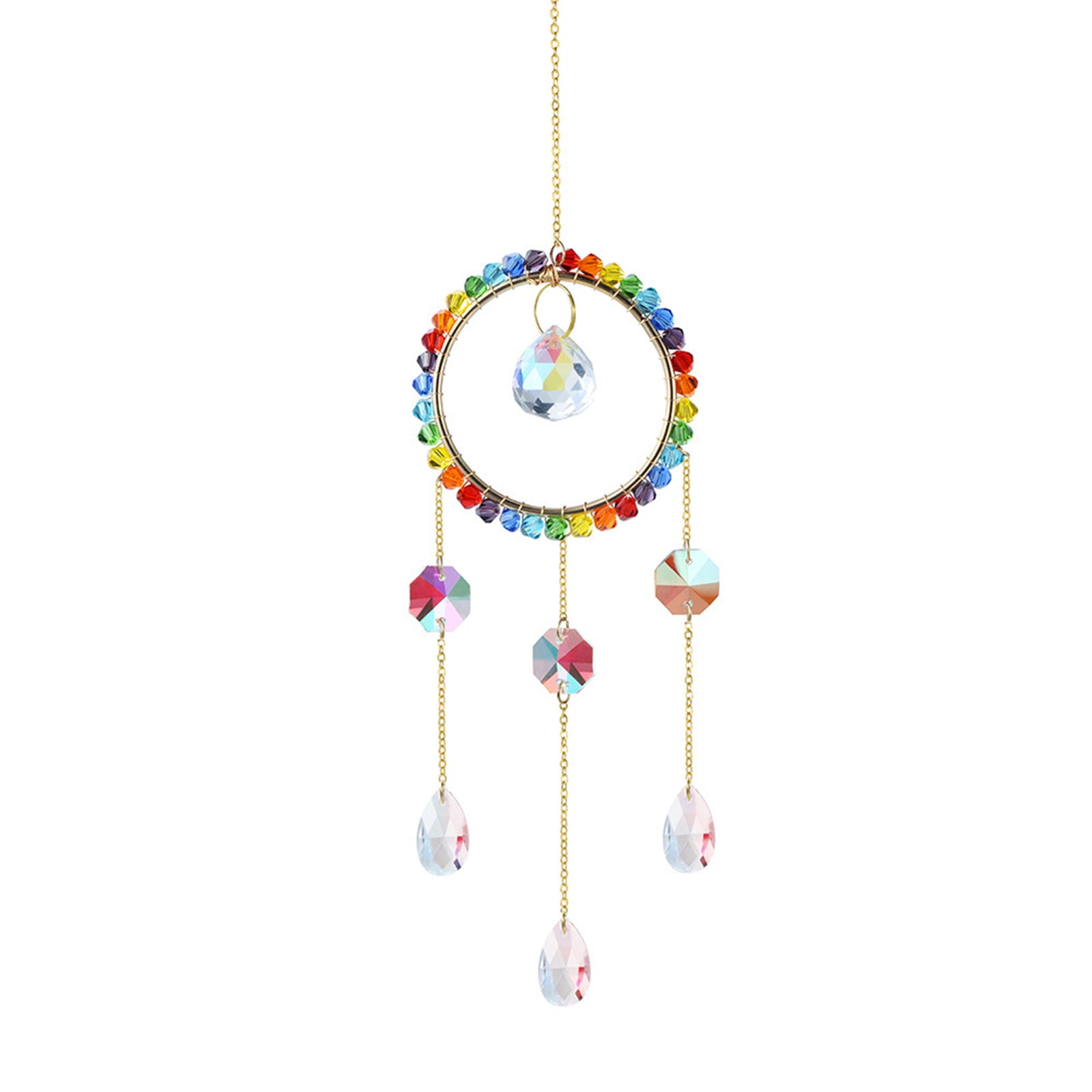 Daiosportswear Wind Chimes Crystals Hanging for Window Garden ...