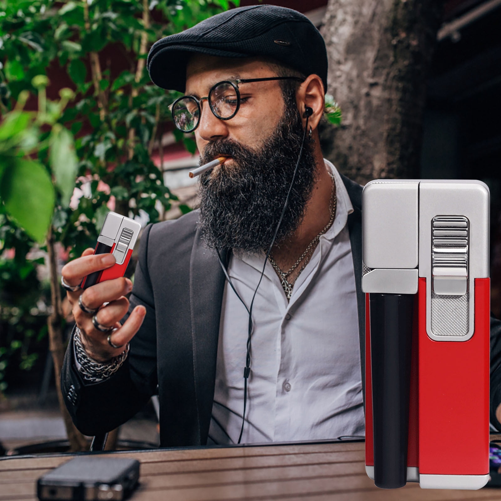 Daiosportswear Windproof Torch Lighter, Pipe Wrench inflatable Lighter ...