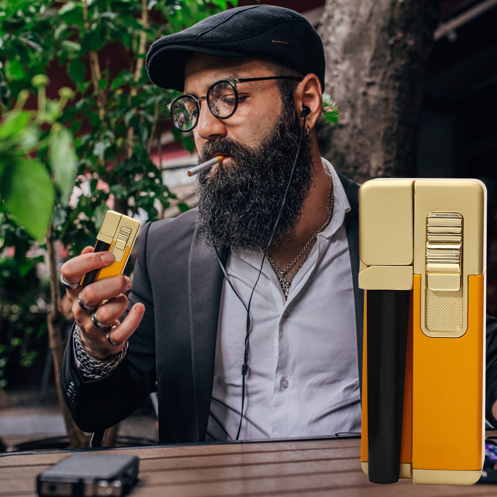 Daiosportswear Windproof Torch Lighter, Pipe Wrench inflatable Lighter ...