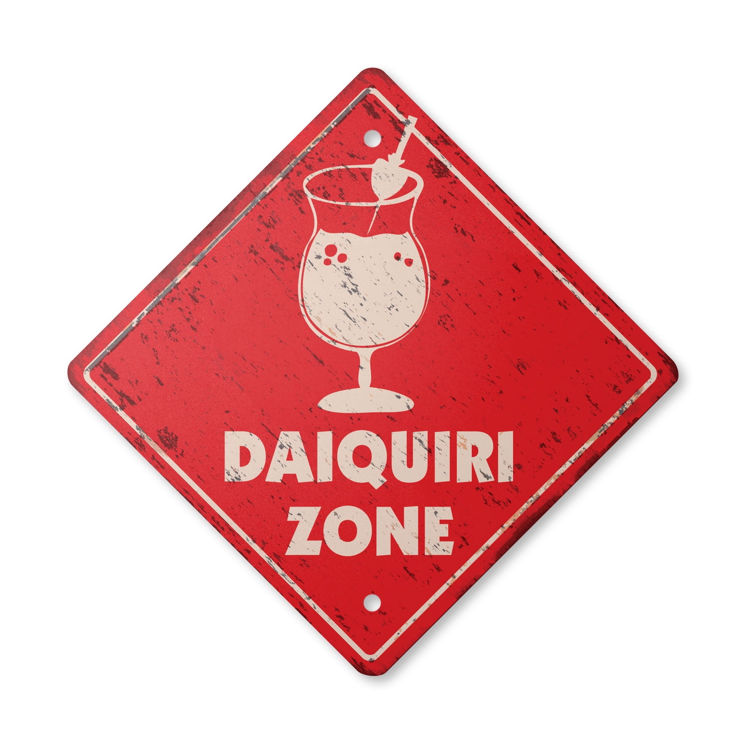 Daiquiri Vintage Crossing Sign Zone Xing | Indoor/Outdoor Plastic | 17 ...