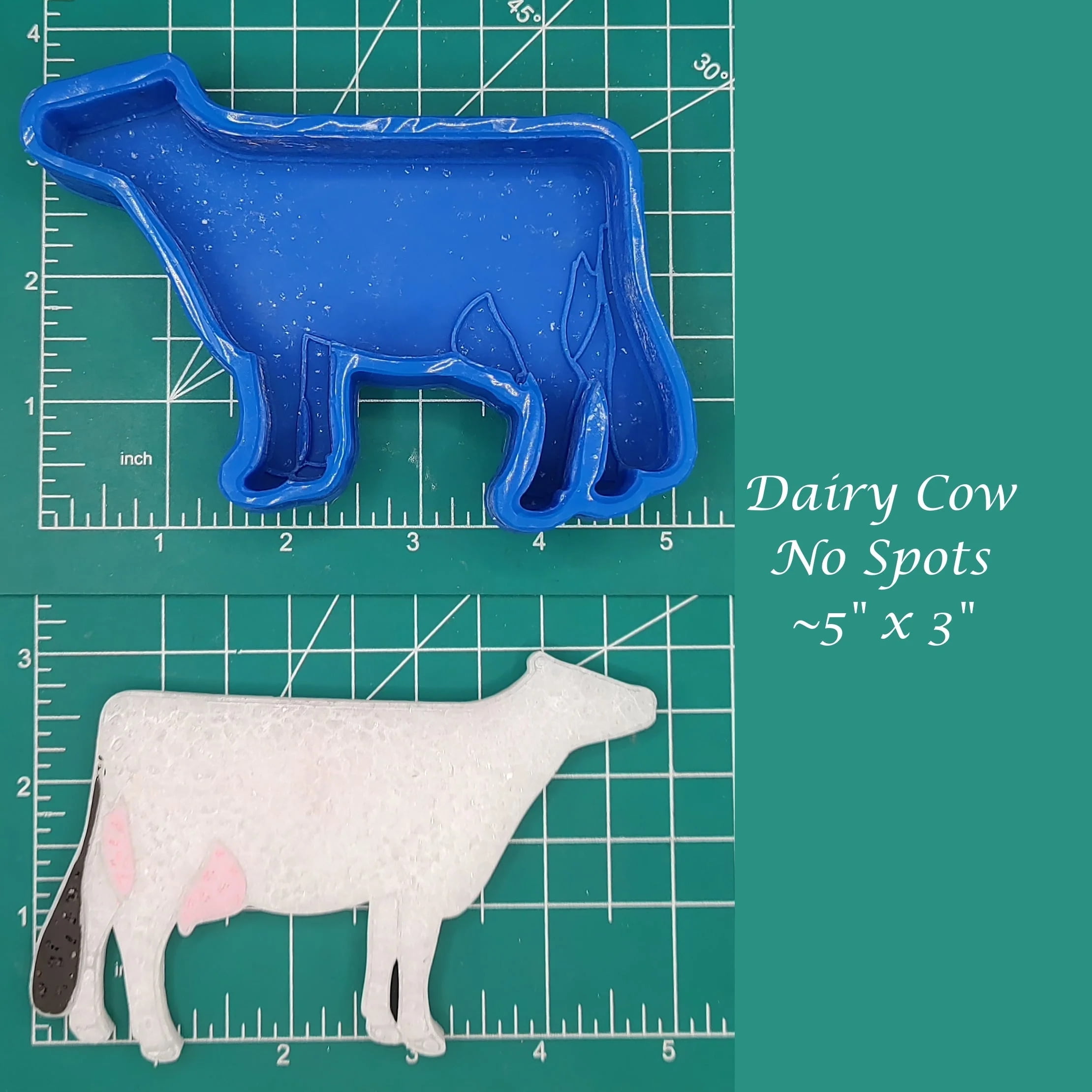 Dairy Cow - No Spots - Silicone Freshie Mold - Walmart.com