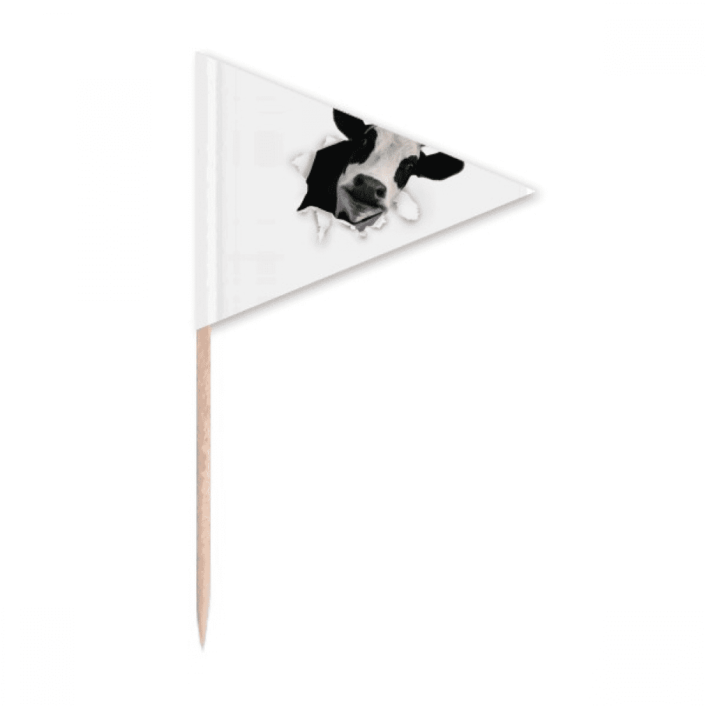 Dairy Cows Impacted Broken Animal Paper Toothpick Triangle Cupcake ...