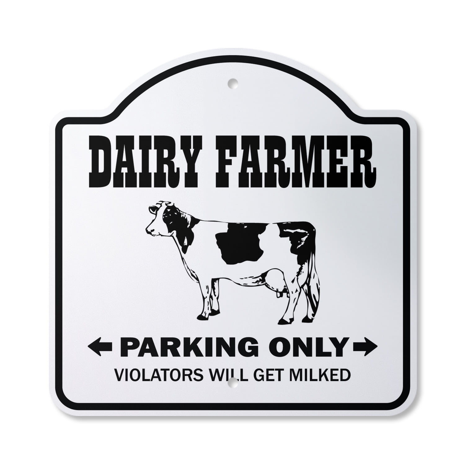 Dairy Farmer 14" X 14" Sign | Indoor/Outdoor Plastic | SignMission ...
