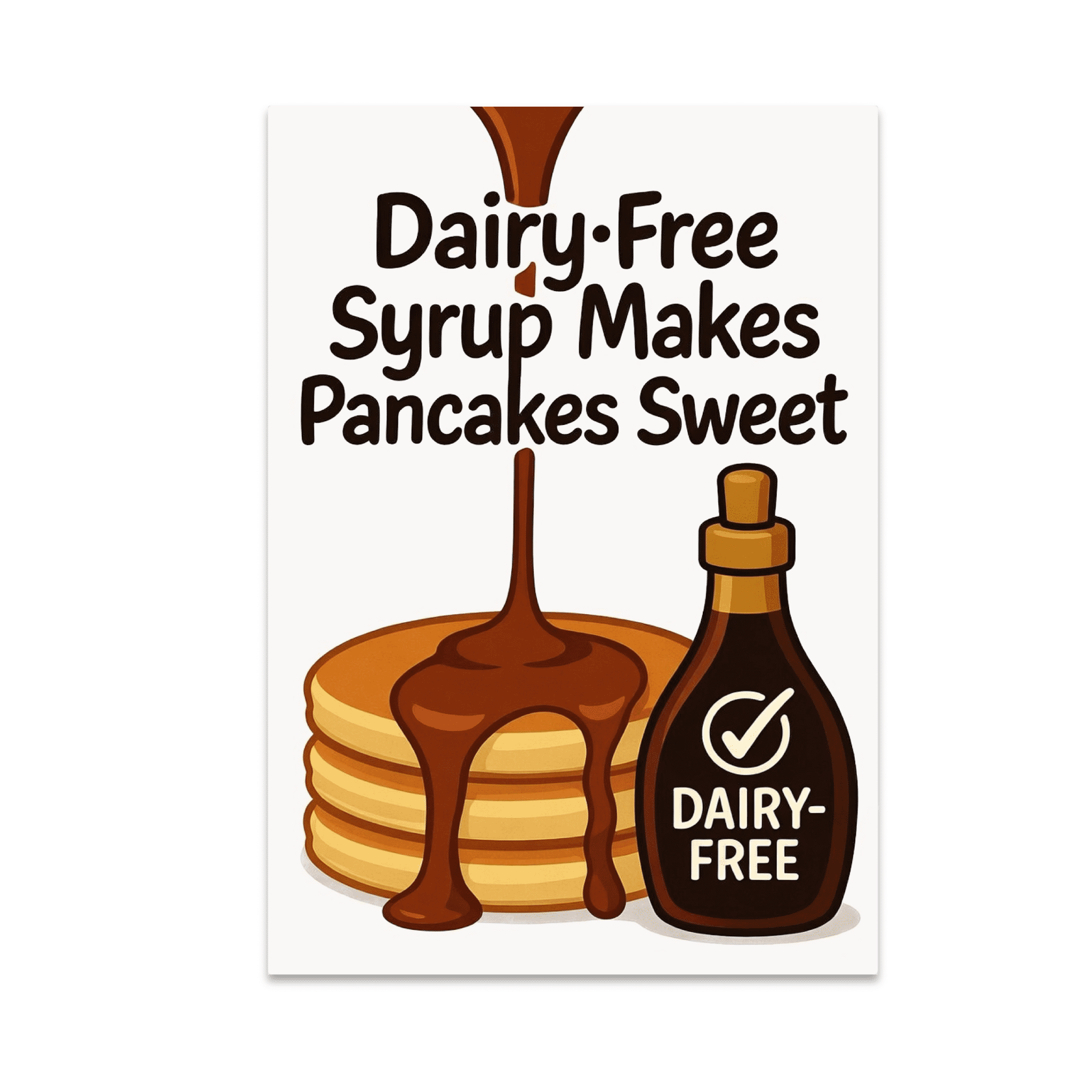 Dairy-Free Syrup Makes Pancakes Sweet - Breakfast Decor Enthusiast ...