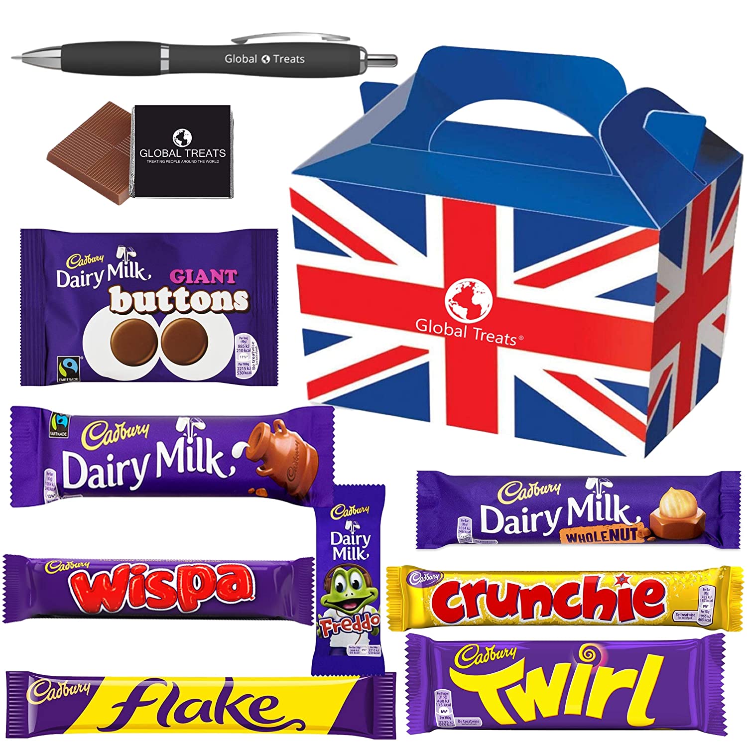 Dairy Milk Chocolate Selection Box - Cadbury Flake, Cadbury Wispa ...