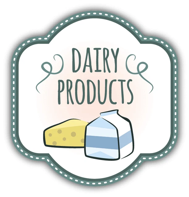 Dairy Products Food Car Sticker Phone Decal Water Bottle Stickers Car ...