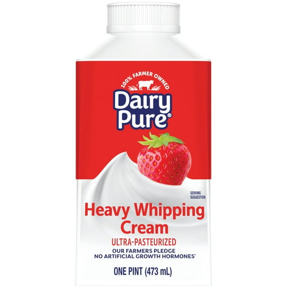 DairyPure Heavy Whipping Cream Ultra-Pasteurized Pint - Walmart.com