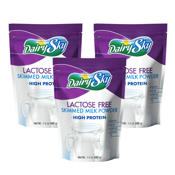 Free Shipping! DairySky Lactose Free Powdered Milk 24oz - Skim Milk ...