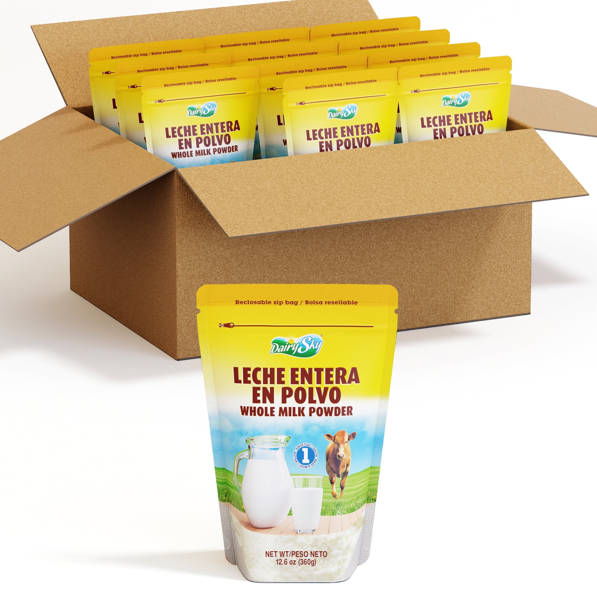 DairySky Whole Milk Powder – Premium Grade Dry Milk Powder, Non-GMO ...