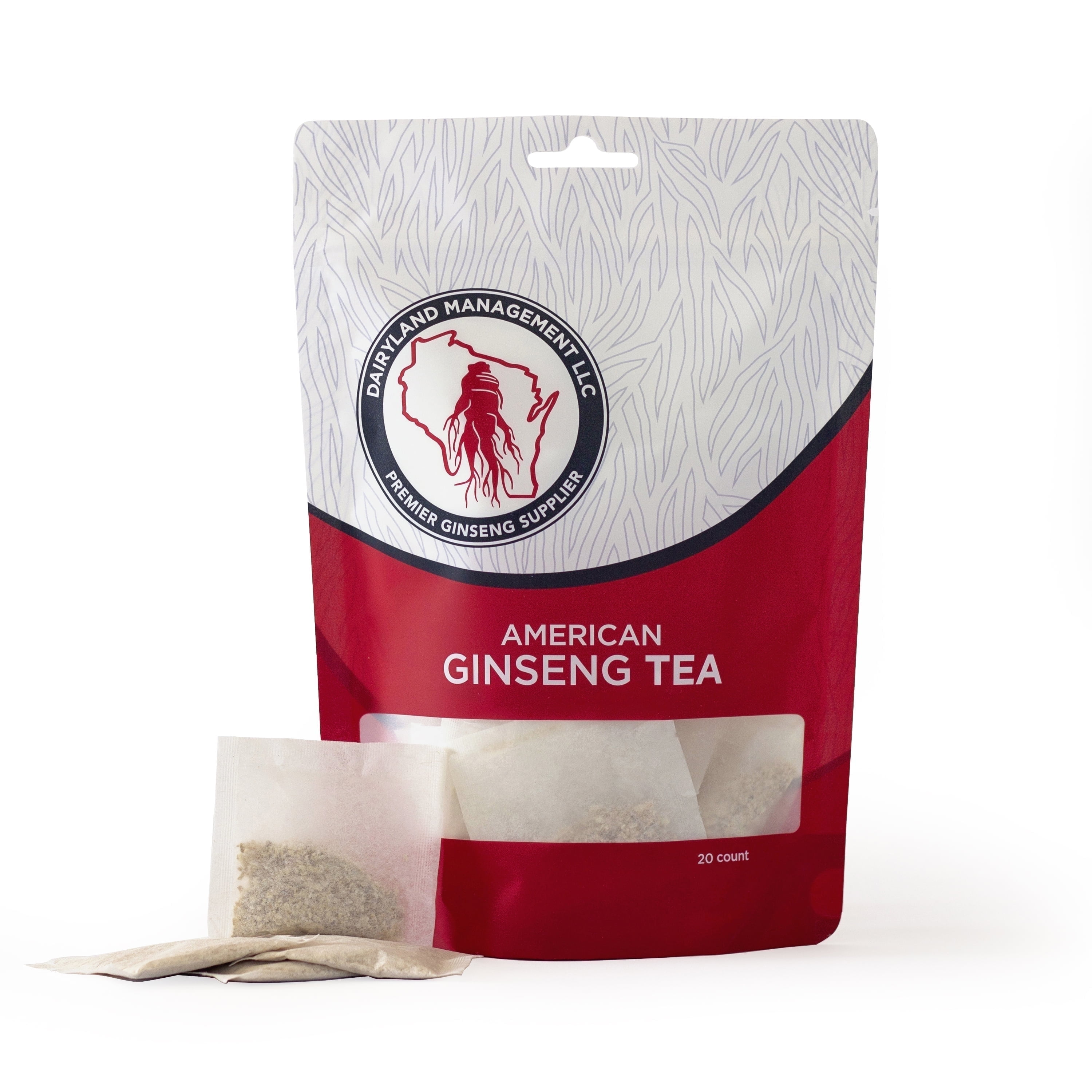 Dairyland Management American Ginseng Tea - 20 Count - Premium ...
