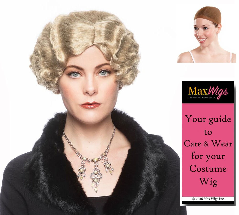 Daisie Flapper Color Blonde - Enigma Wigs Women's 1920s Chicago Dancer ...