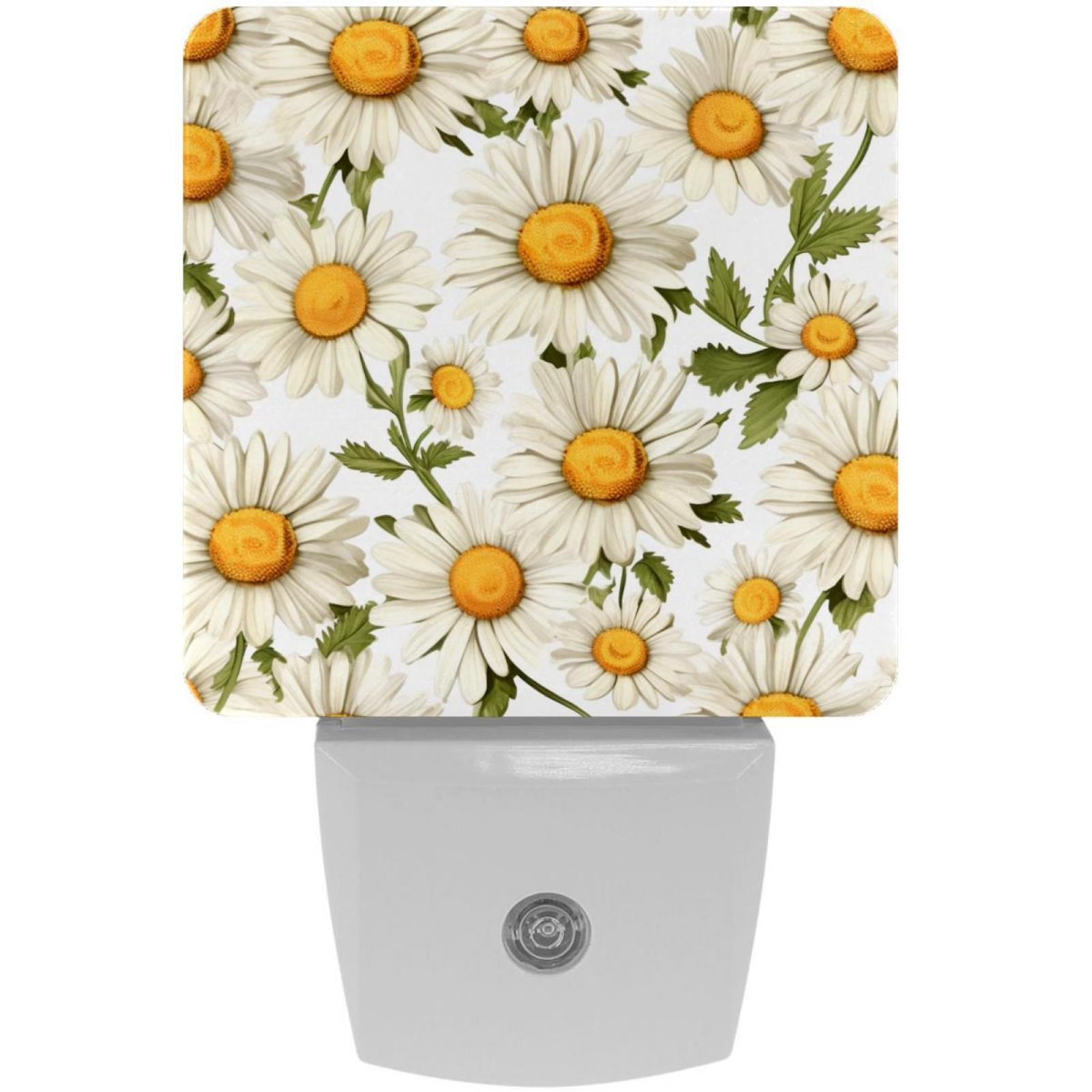 Daisies Enhance Your Space with LED Square Night Lights - Versatile ...