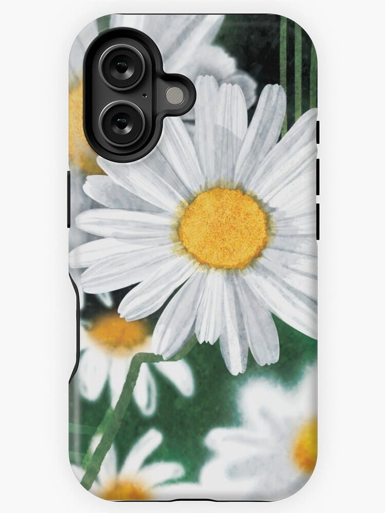 Daisies Floral White Flower Illustration Art Phone Case for iPhone 11 ...