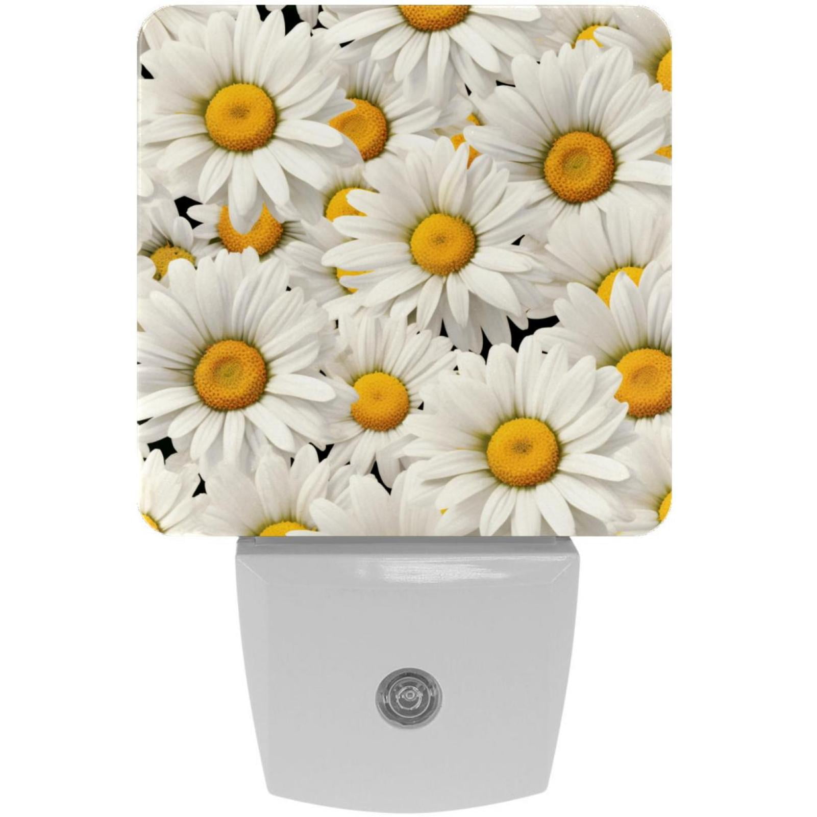 Daisies LED Square Night Lights - Energy Efficient and Stylish Bedroom ...