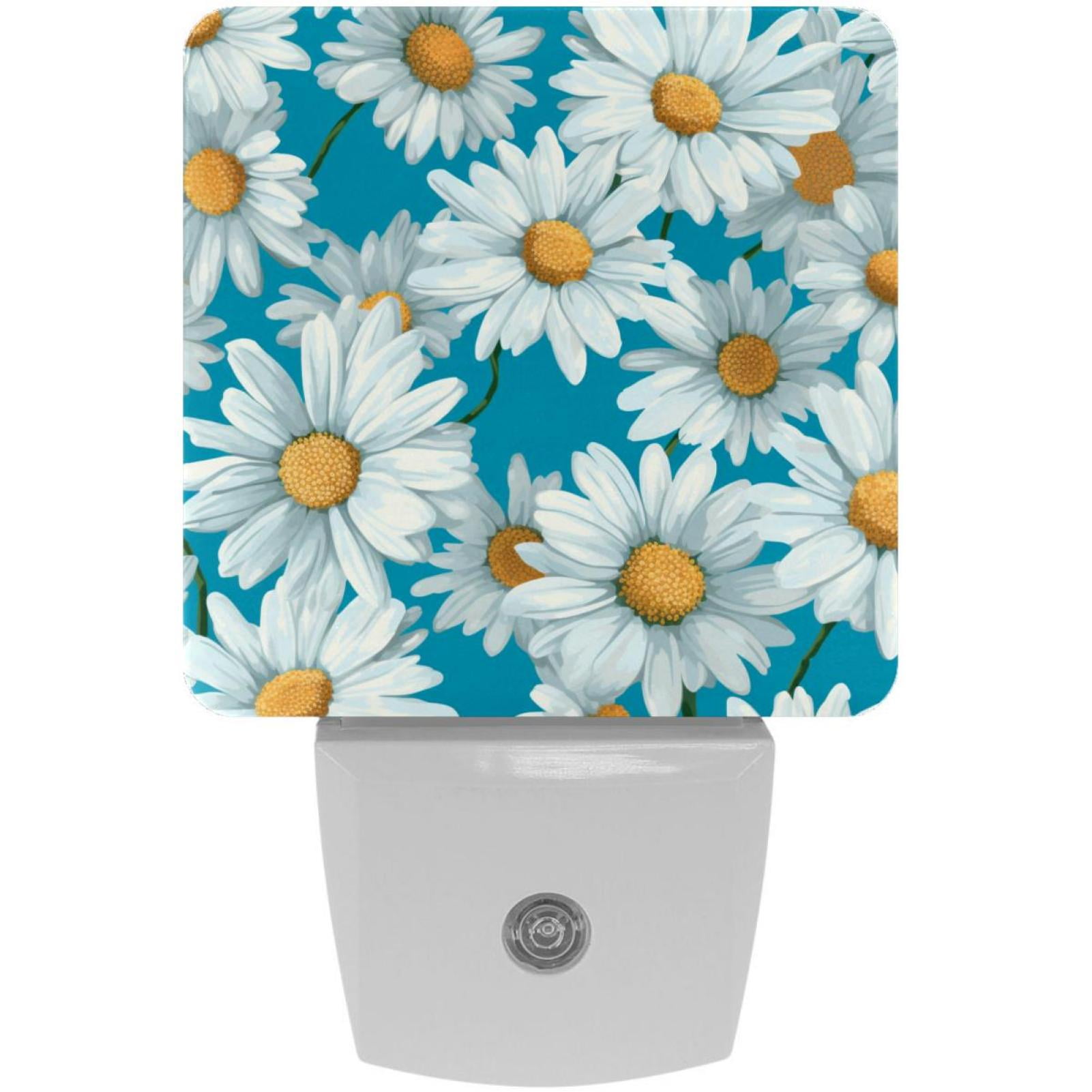 Daisies LED Square Night Lights - Small and Bright Illumination for ...