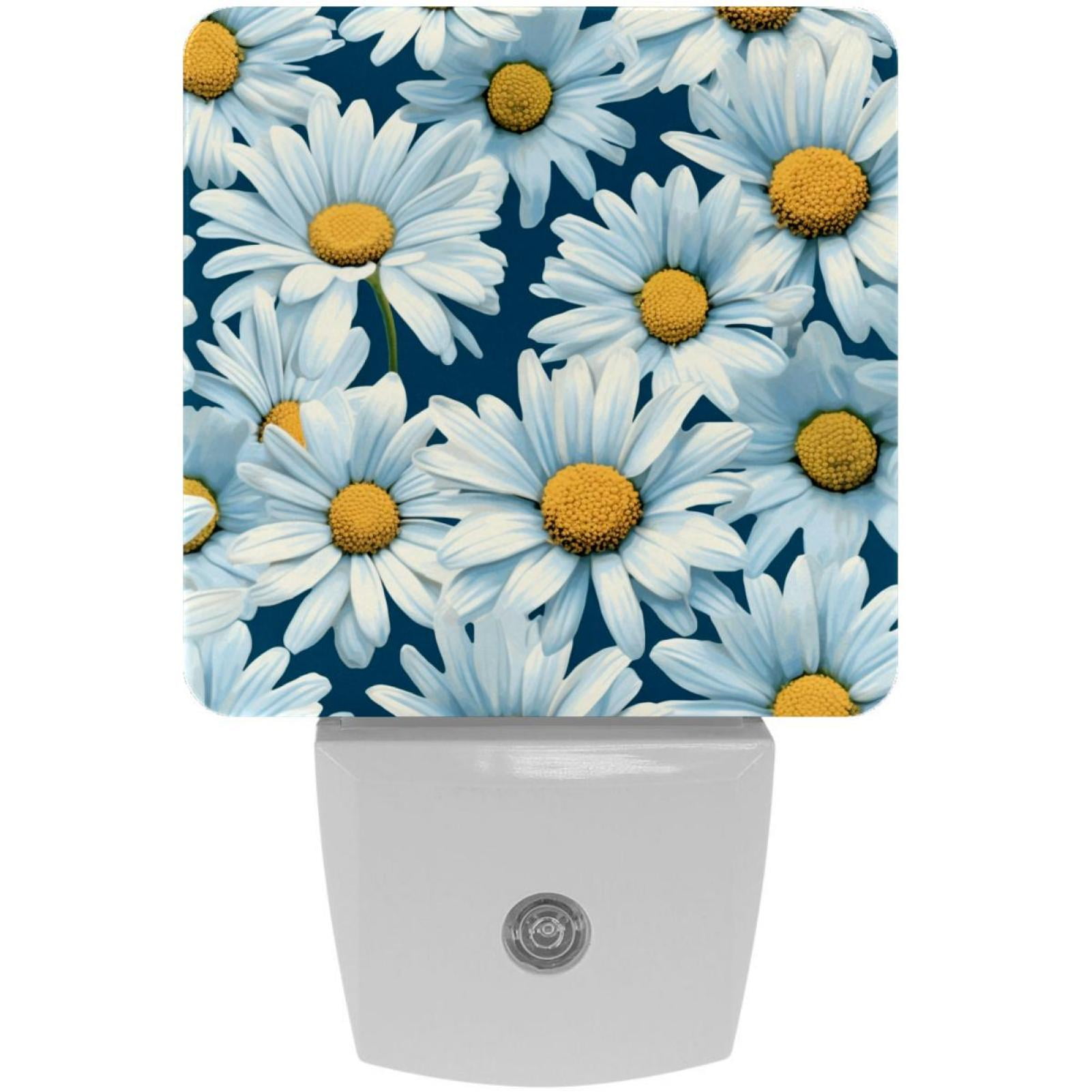 Daisies LED Square Night Lights - Small and Bright Illumination for ...
