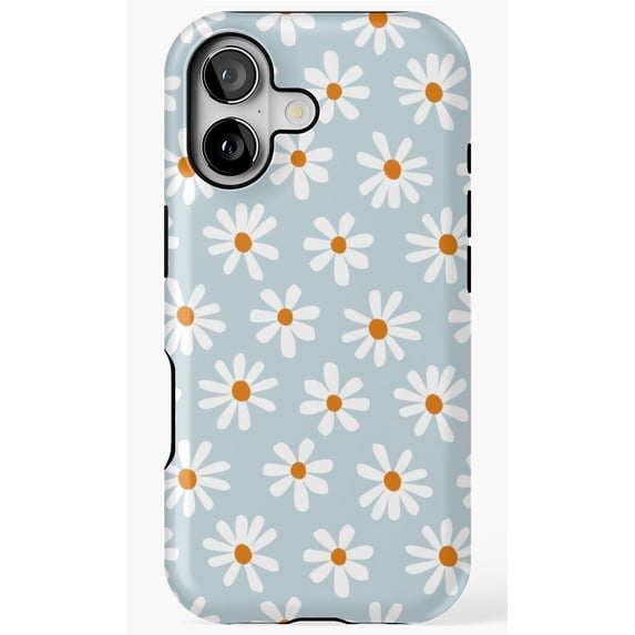 Daisies Simple White Flower Pattern Floral Cover Phone Case for iPhone ...