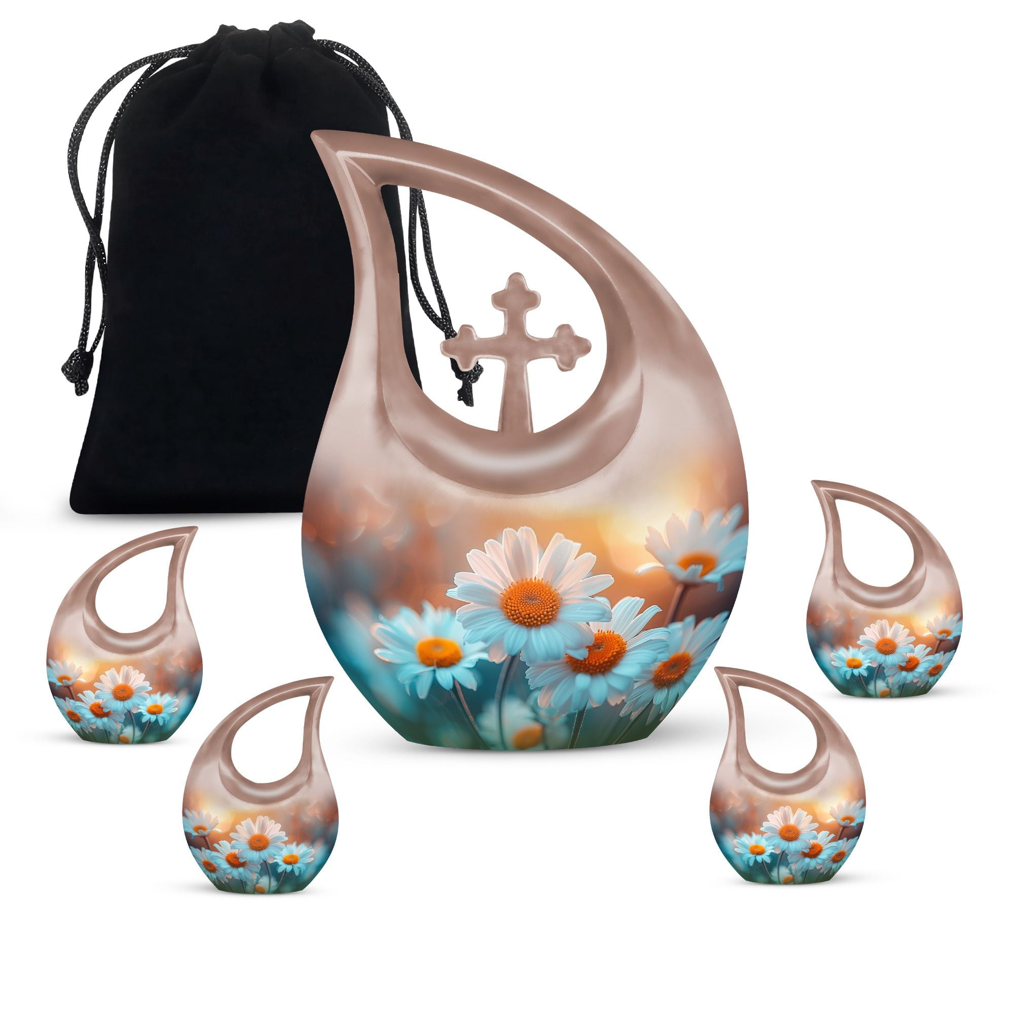 Daisies In The Sunlight Urn - Cremation Containers For Humans - Urn For ...