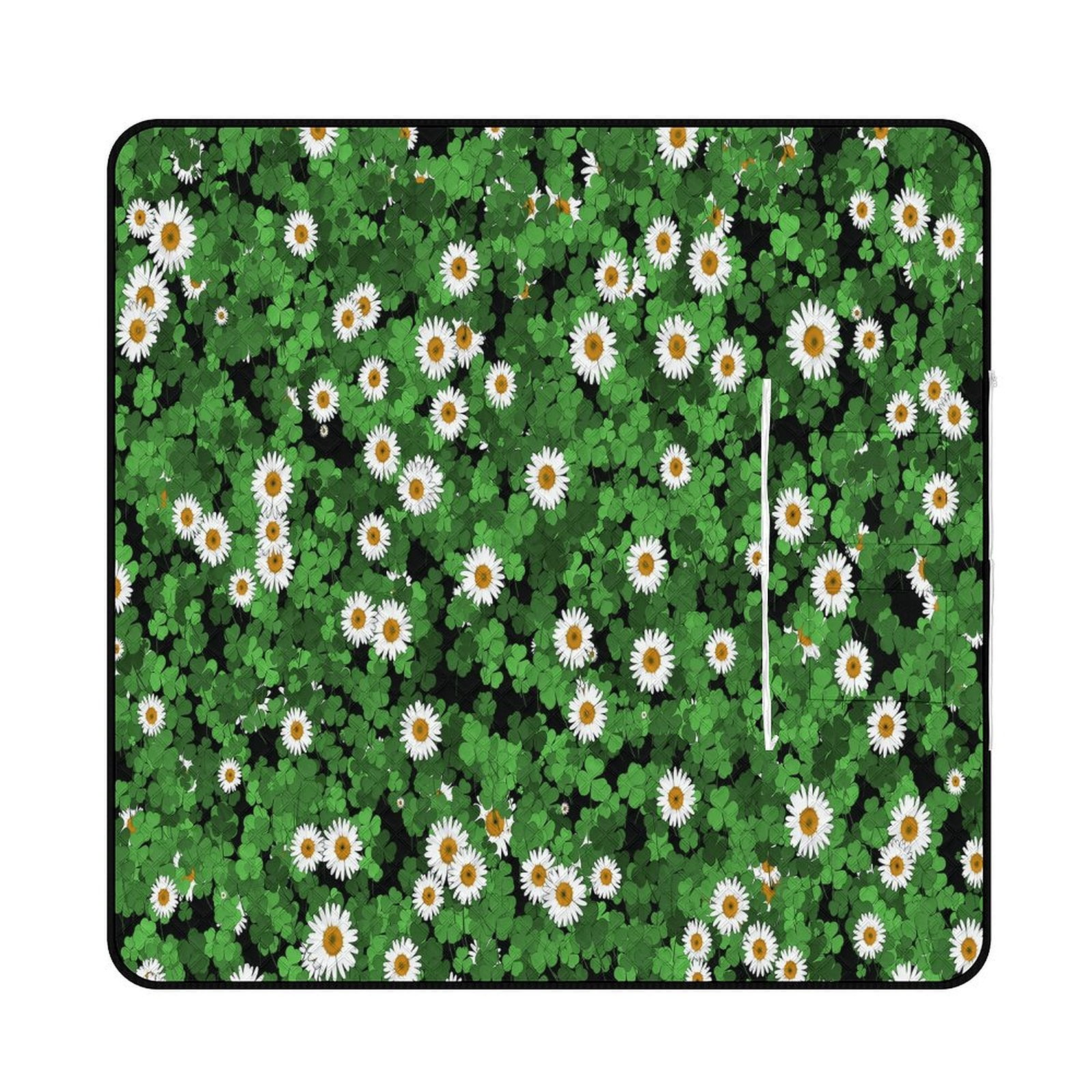 Daisies，green Waterproof Beach Mat Folding Mattress Portable ...