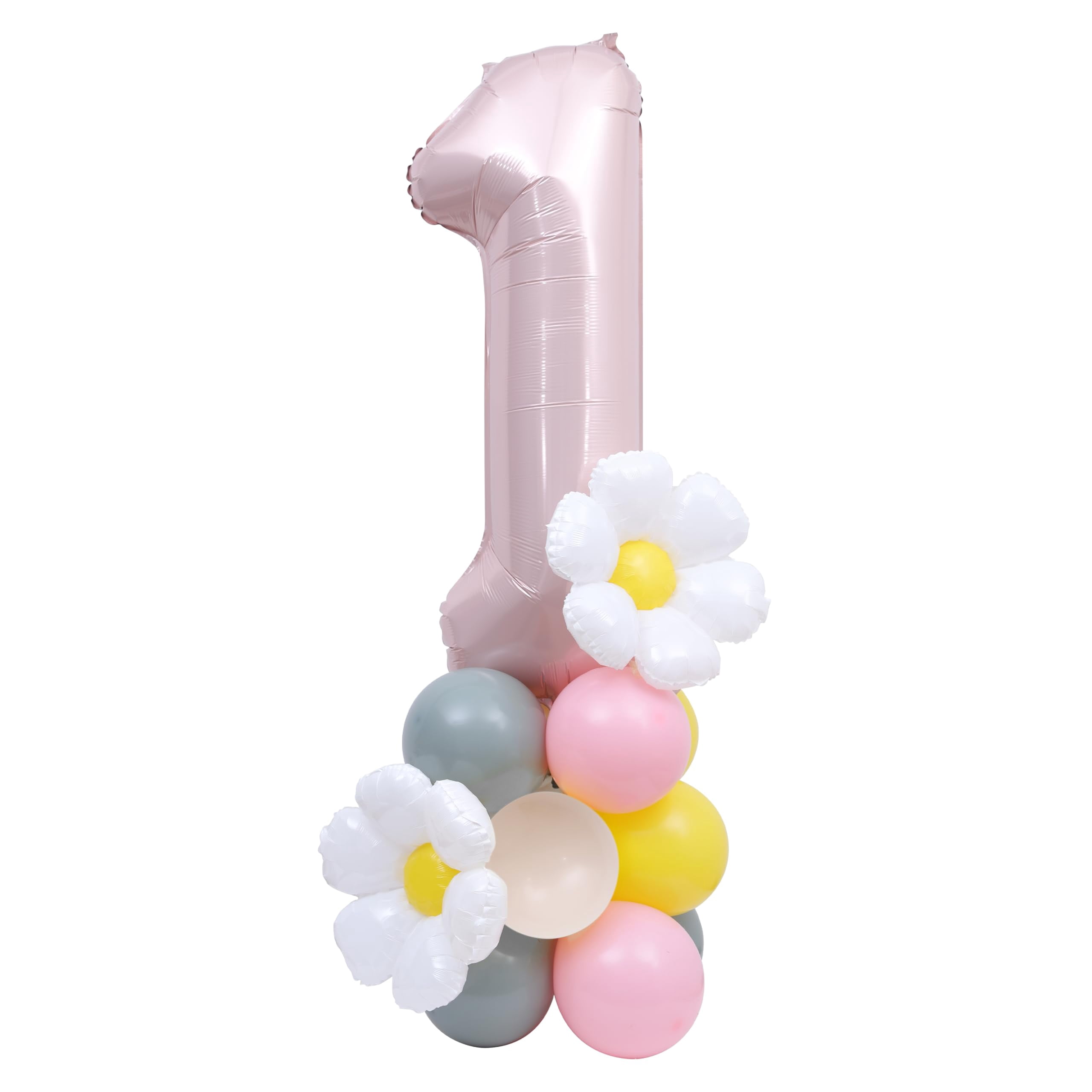 Daisy 1st Birthday Balloon SSF20 Tower DIY Kit - First Birthday Balloon ...