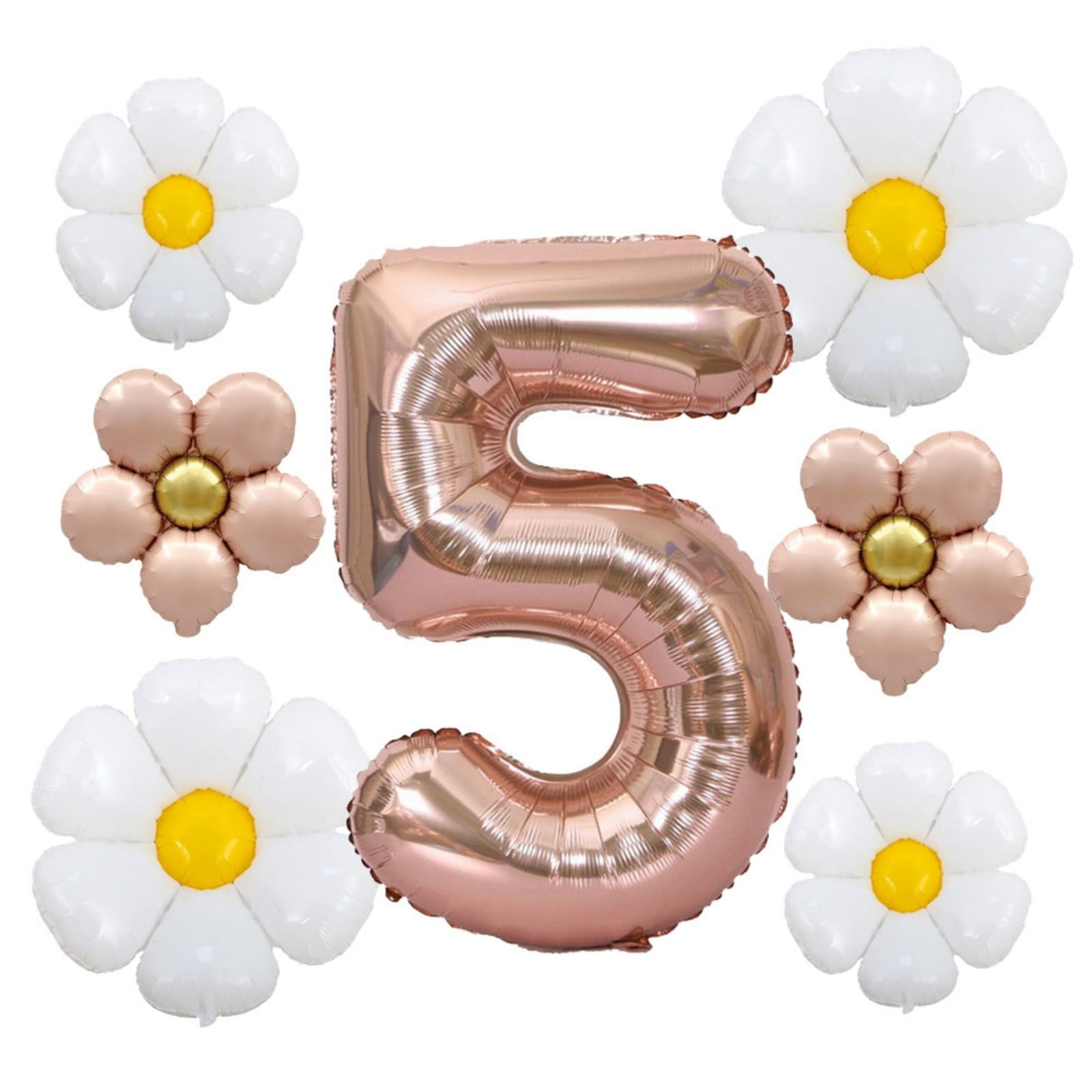 Daisy 5th Birthday Party IFF17 Decorations Balloon,40inch Rose Gold ...