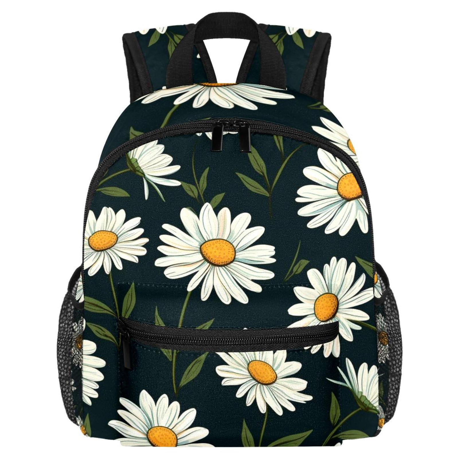Daisy Adjustable Shoulder Strap Backpack - Large Capacity, Printed ...