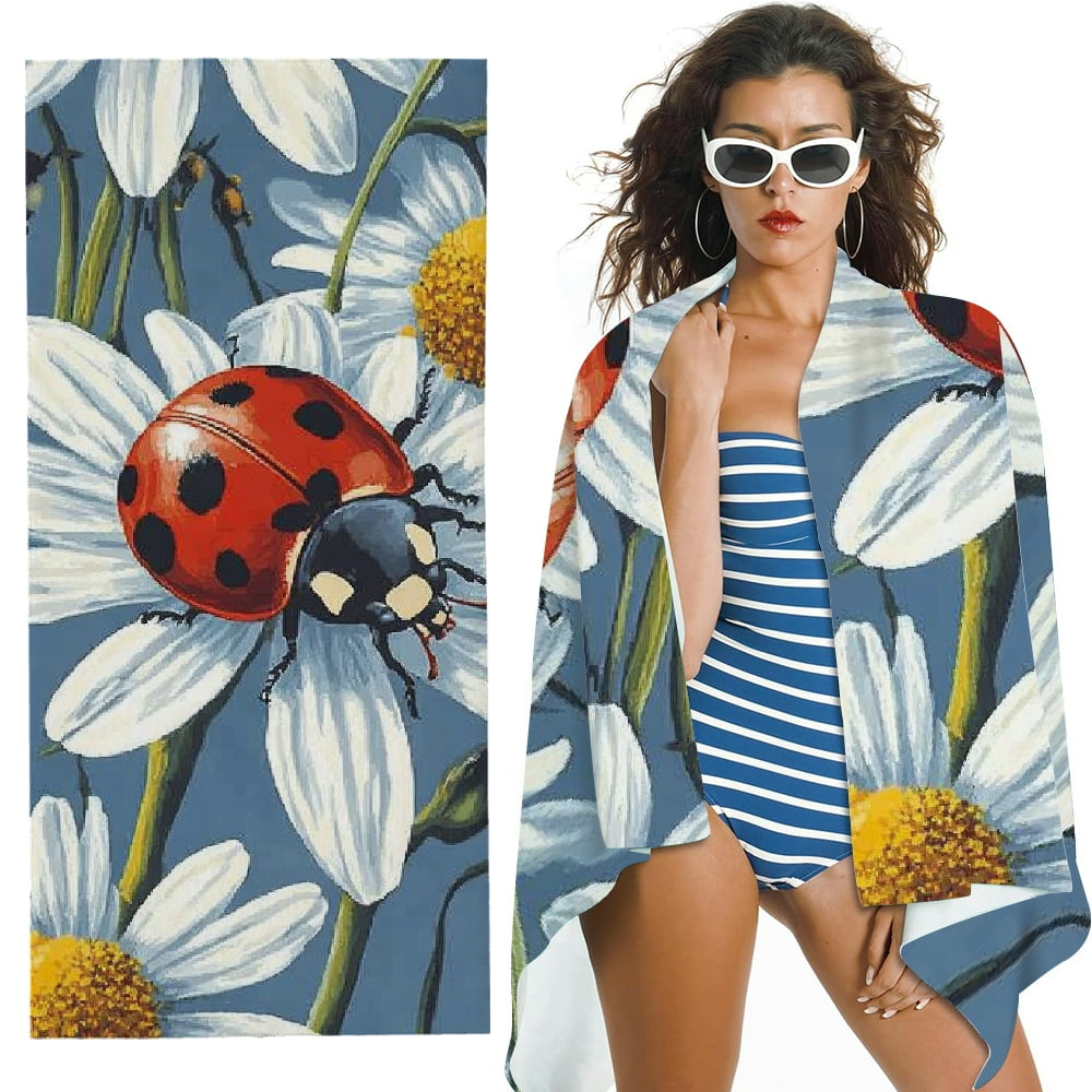 Daisy Beach Towel Swim Pool Swimming Pool, Camping, Picnic, - Walmart.com