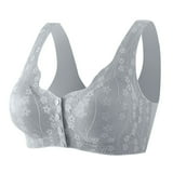 Daisy Bras for Older Women 2025 No Underwire Bra Comfy Front Closure ...