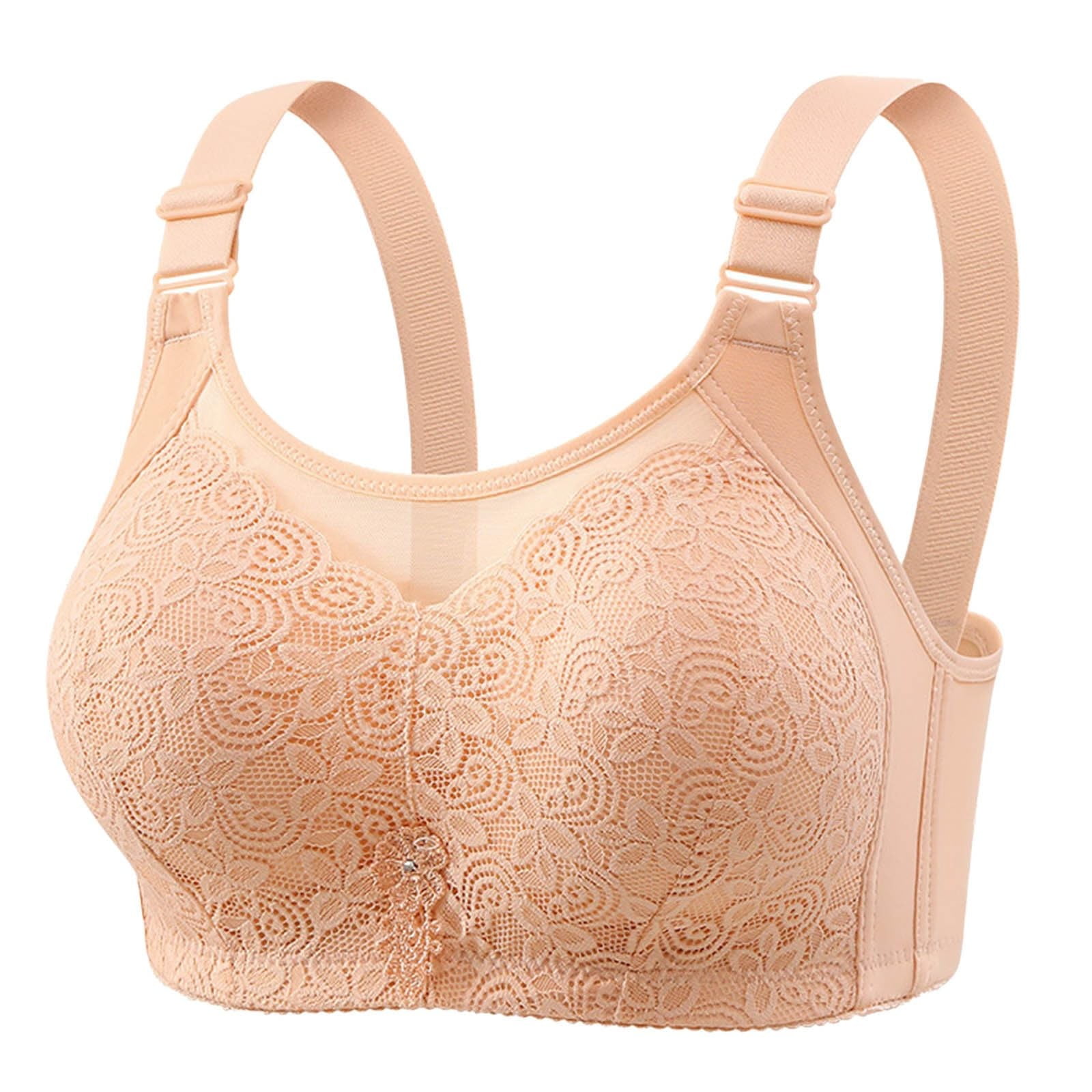 Daisy Bras for Older Women, Fadeal Bras for Older Women Plus Size Lace ...