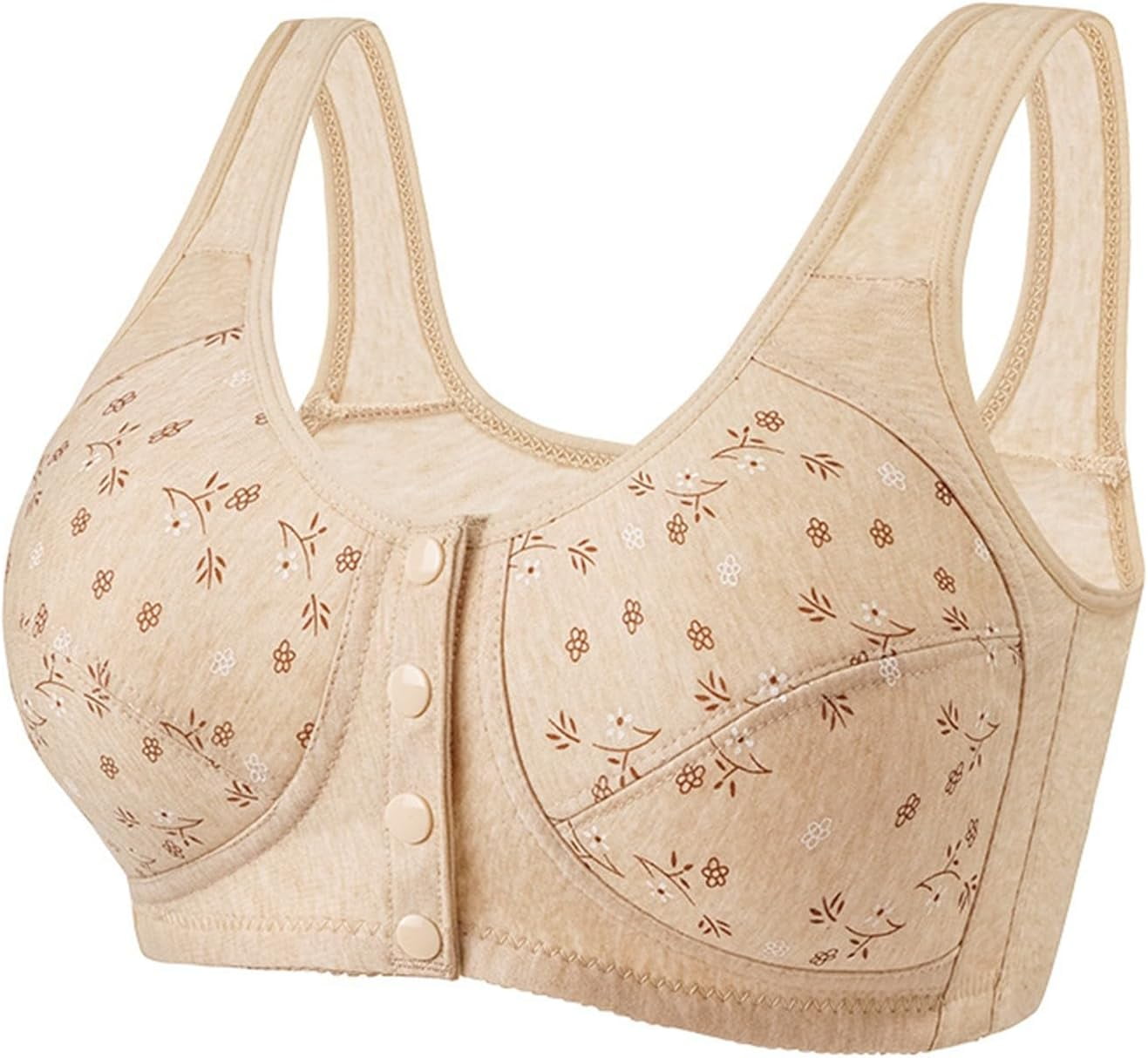 Daisy Bras for Older Women Comfy Convenient Front Closure Bras No ...