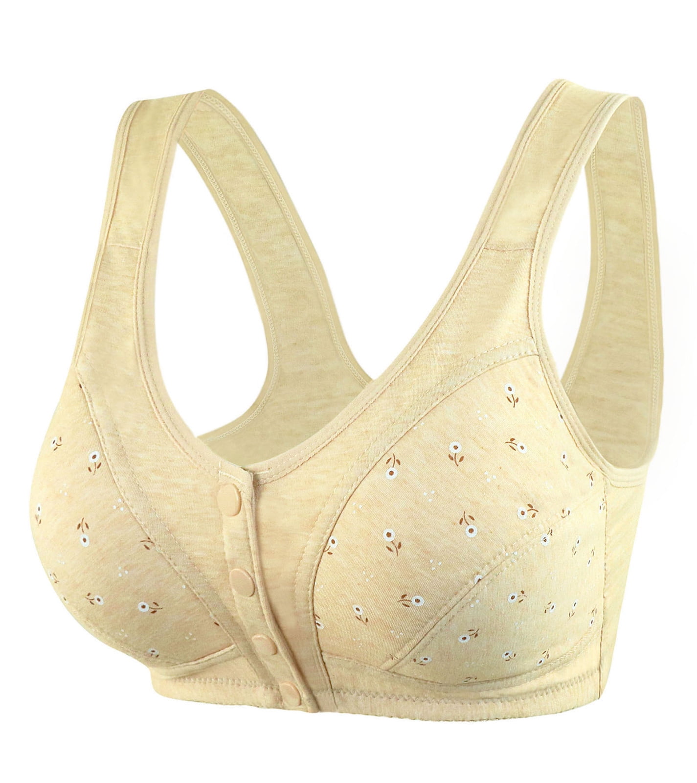 Daisy Bras for Older Women Front Closure Push Up Everyday Bra Plus Size ...