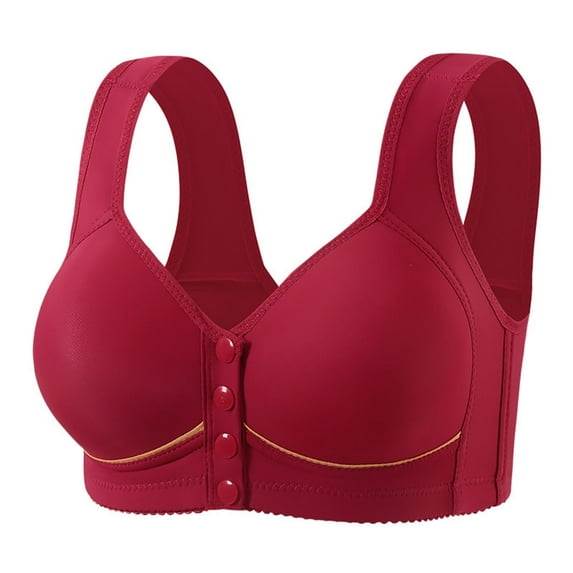 Daisy Bras for Older Women Front Closure Push up Bra No Underwire ...