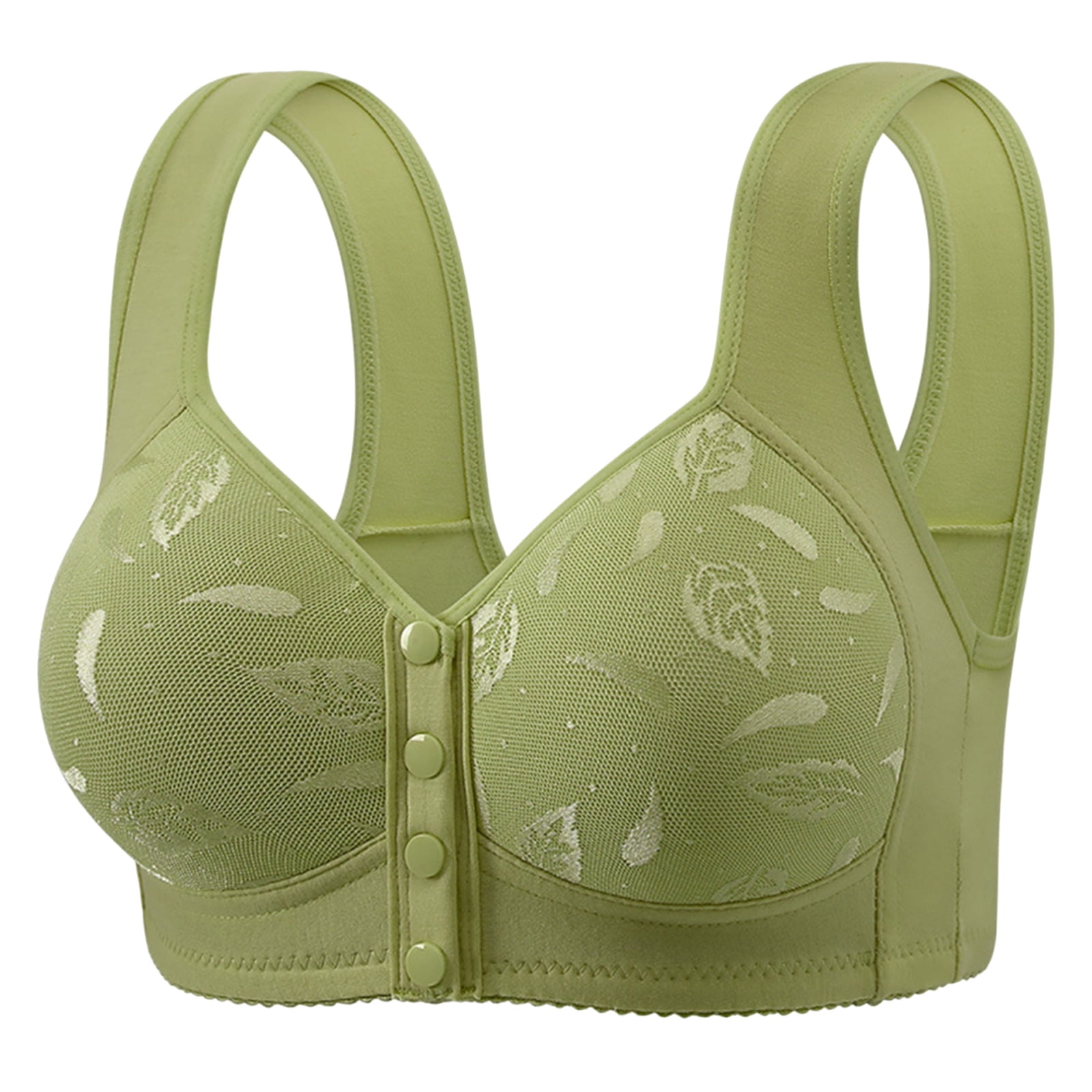 Daisy Bras for Older Women Plus Size Bra Wireless Front Closure Bras ...