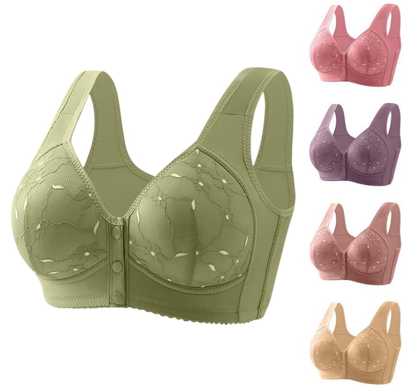 Daisy Bras for Older Women Plus Size No Underwire Full Coverage ...