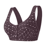 Daisy Bras for Older Women Senior Wireless Front Snap Cotton Bras 2025 ...