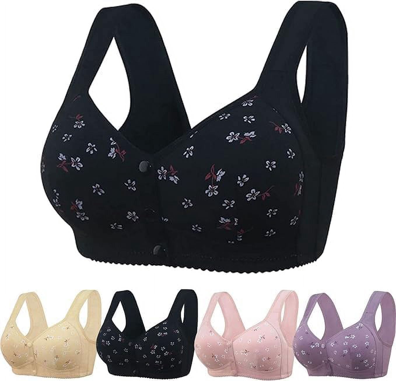 Daisy Bras for Older Women, Summer Front Closure Bra for Women, 2025 ...
