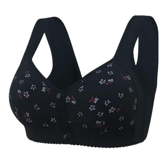 Xucatan 2 Pcs Daisy Bras for Women No Underwire Front Closure Comfort ...