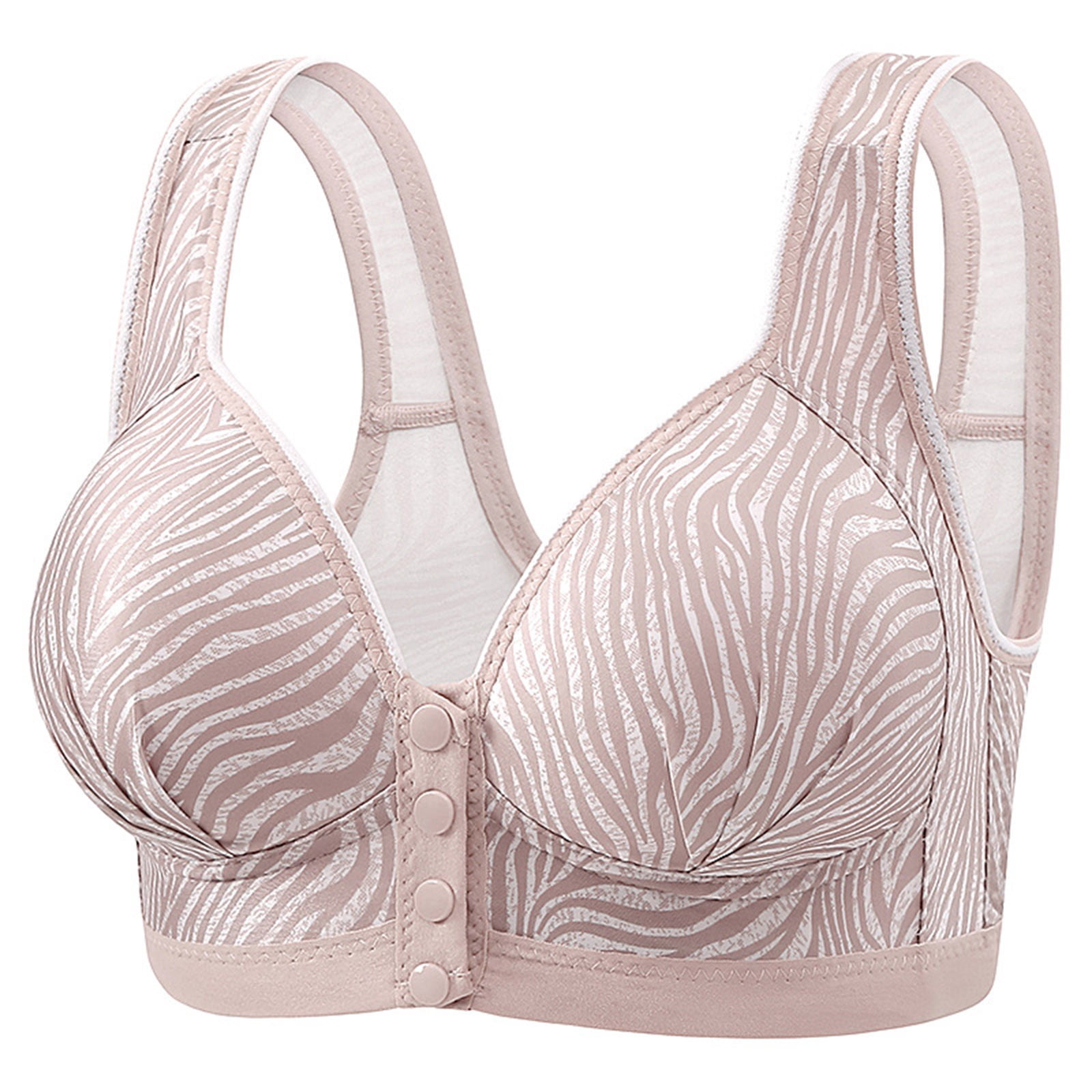 Daisy Bras for Women No Underwire Front Closure Comfort Senior Wireless ...