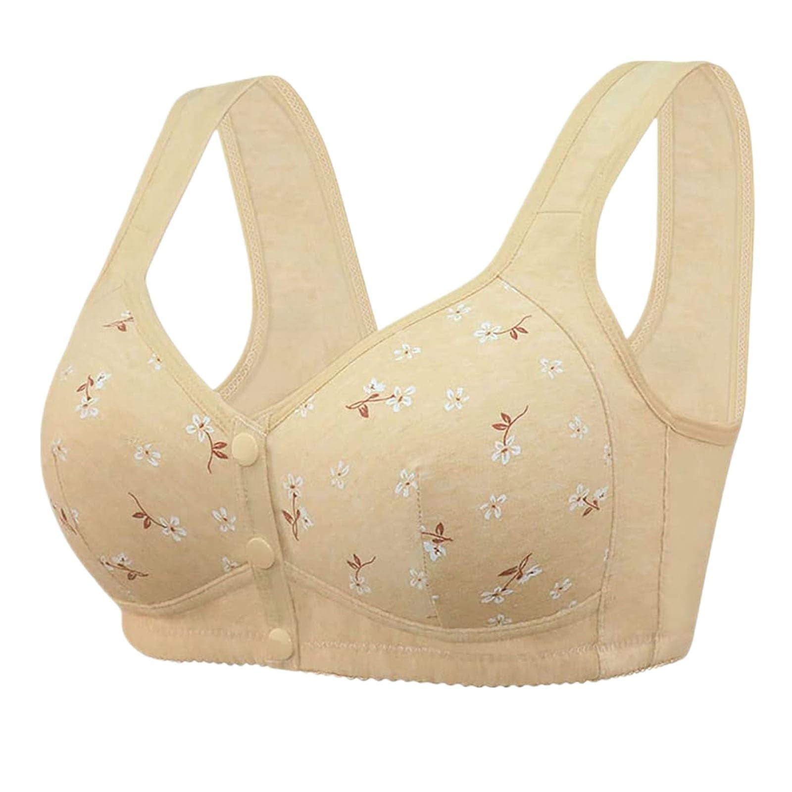 Daisy Bras for Women No Underwire Front Closure Comfort Senior Wireless ...