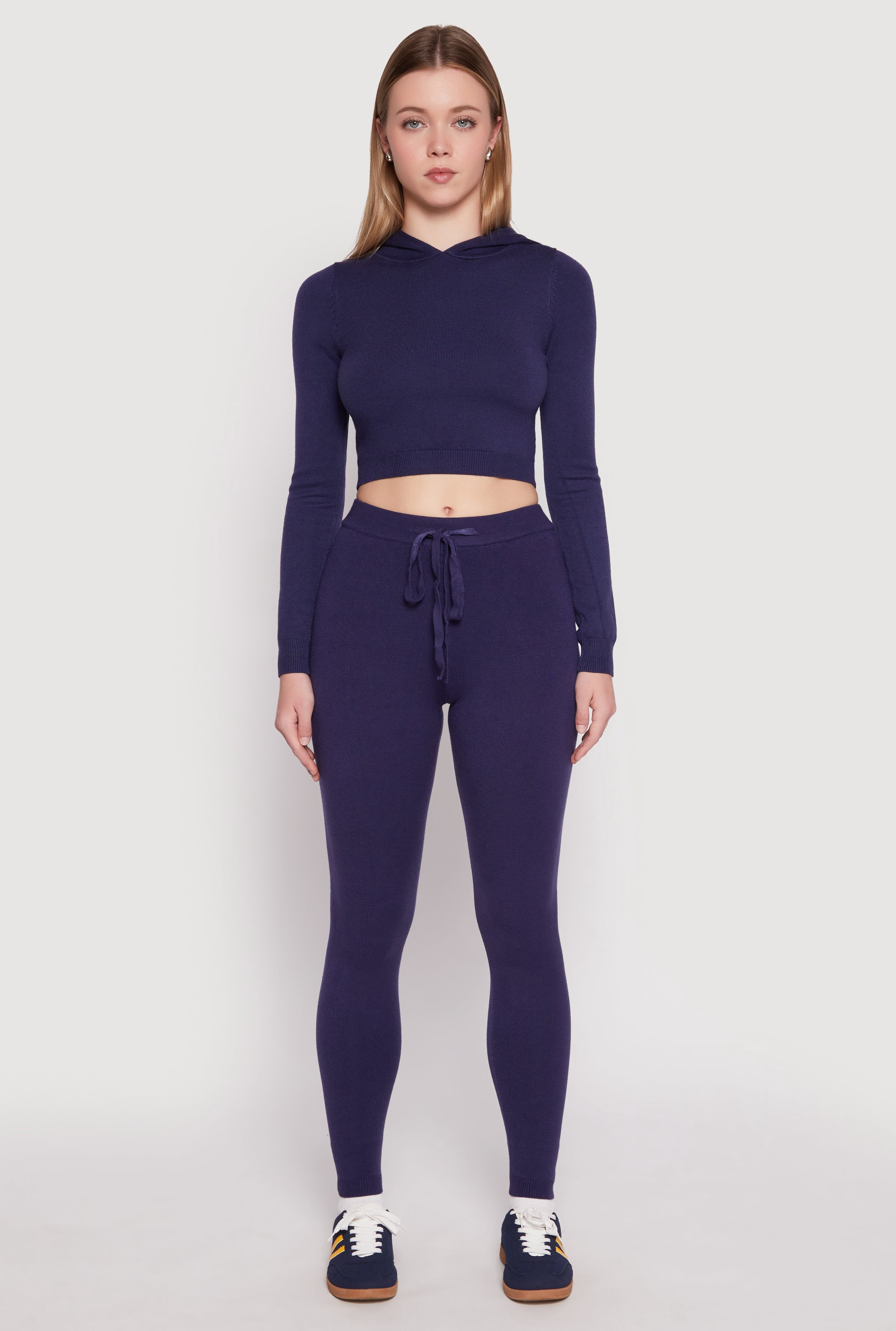 Womens Daisy Brushed Knit High Waist Joggers - Walmart.com