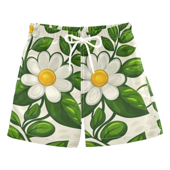 Daisy Chain Swim Trunks Quick Dry Beach Pool Board Shorts Lightweight ...
