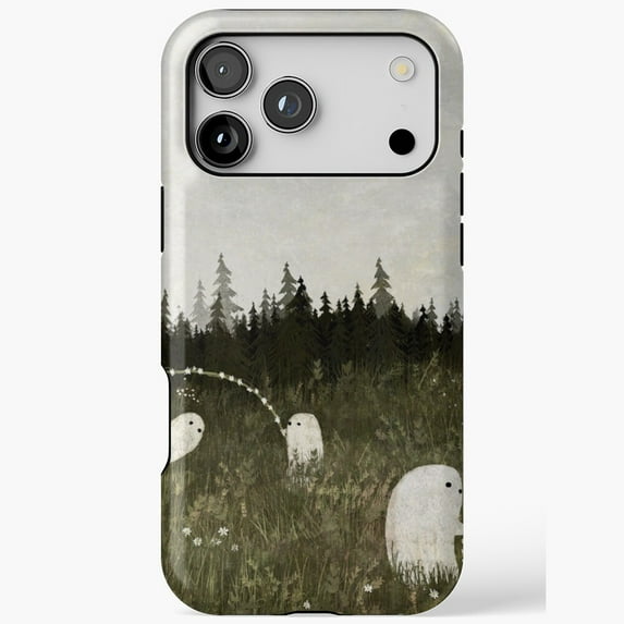 Daisy Chains Floral Connected Pattern iPhone Case 11 through 17 Pro Max ...