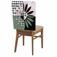 Daisy Chair Back Covers Set of 8, Black White Buffalo Check Leopard ...