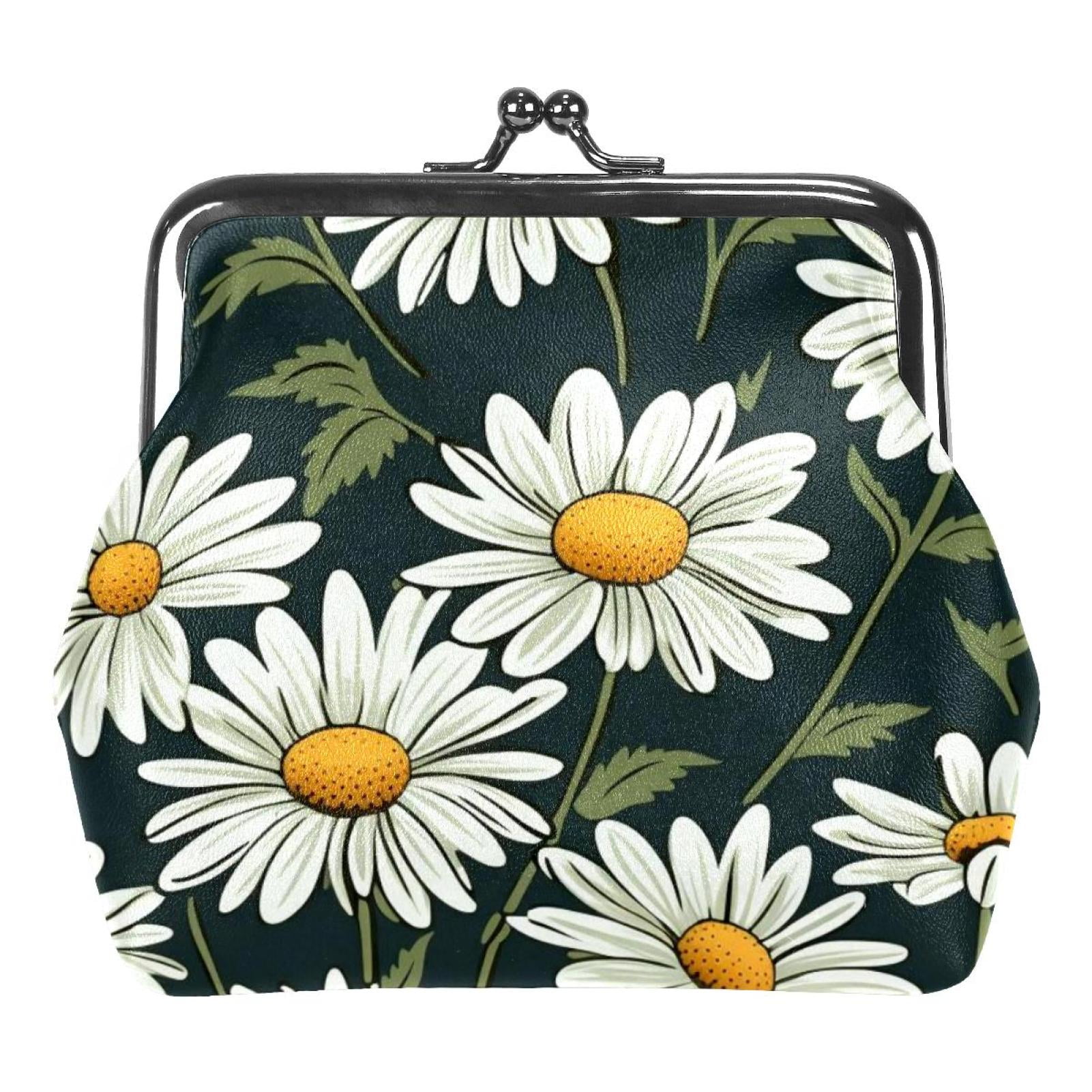 Daisy Coin Purse Kiss Lock Change Purse Vintage Trinkets Pouch ...