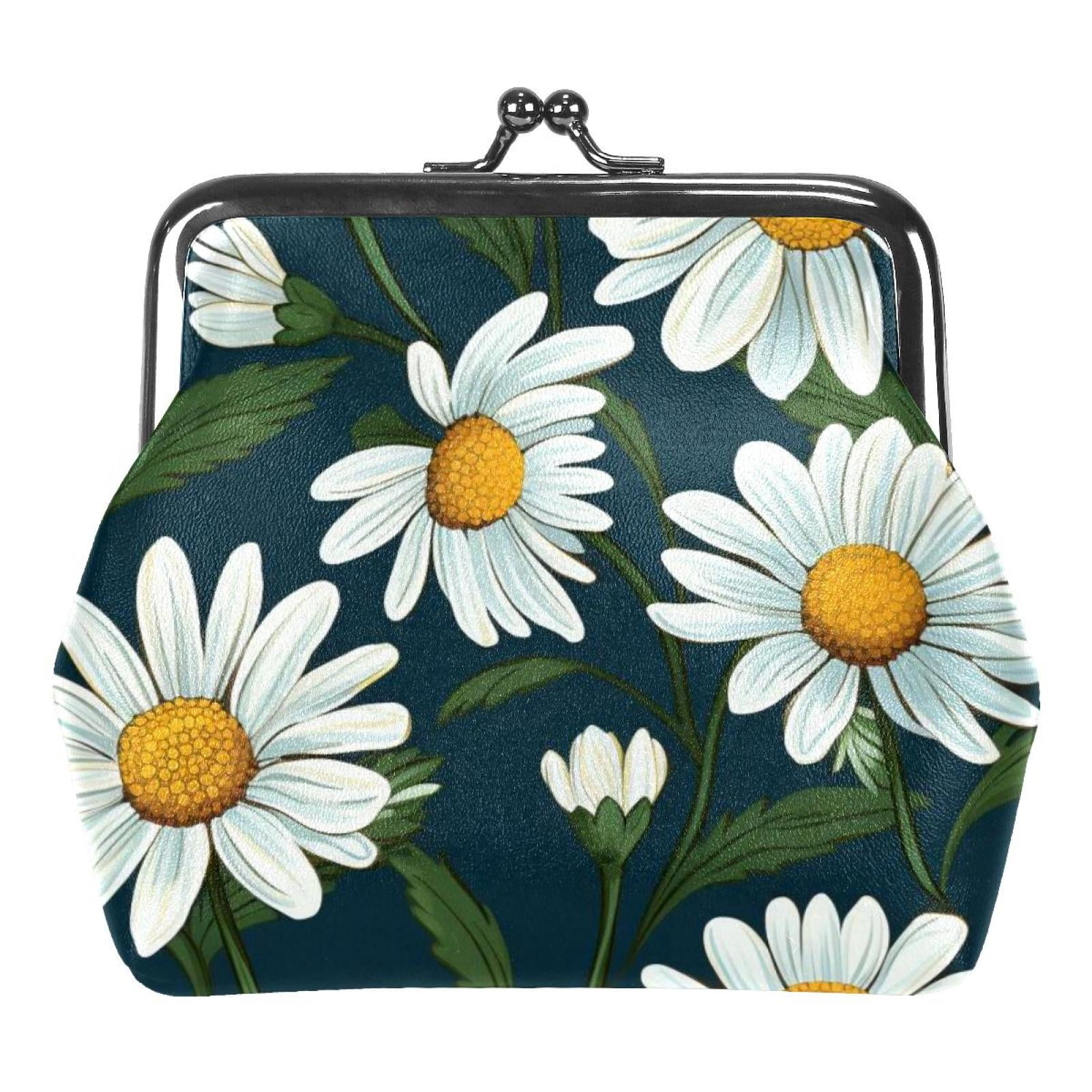 Daisy Coin Purse Kiss Lock Change Purse Vintage Trinkets Pouch ...