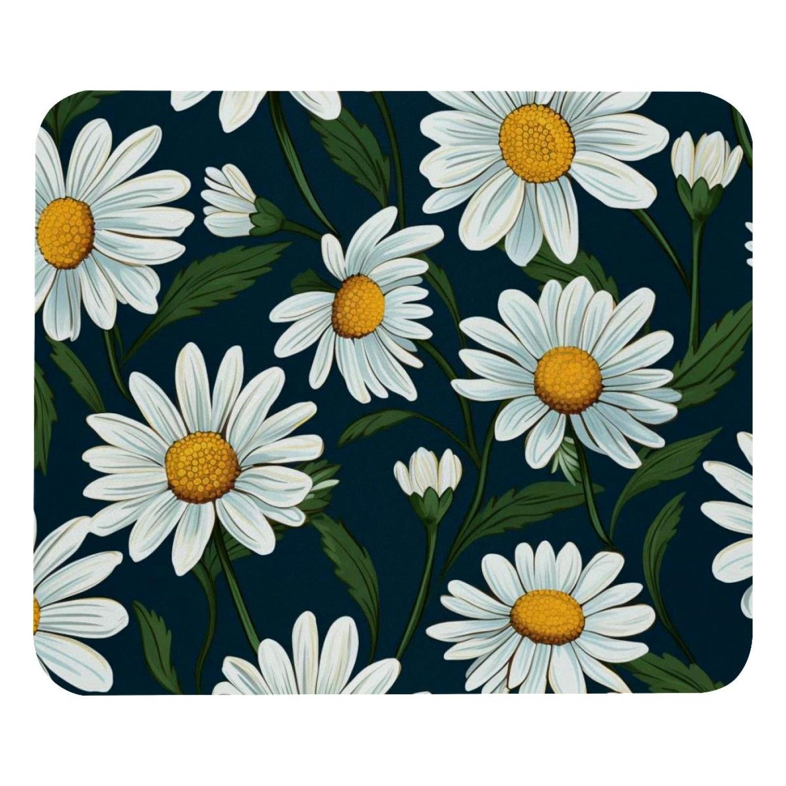 Daisy Computer Mouse Pad,Rubber Mouse Mat for Gaming, Office, Laptop ...