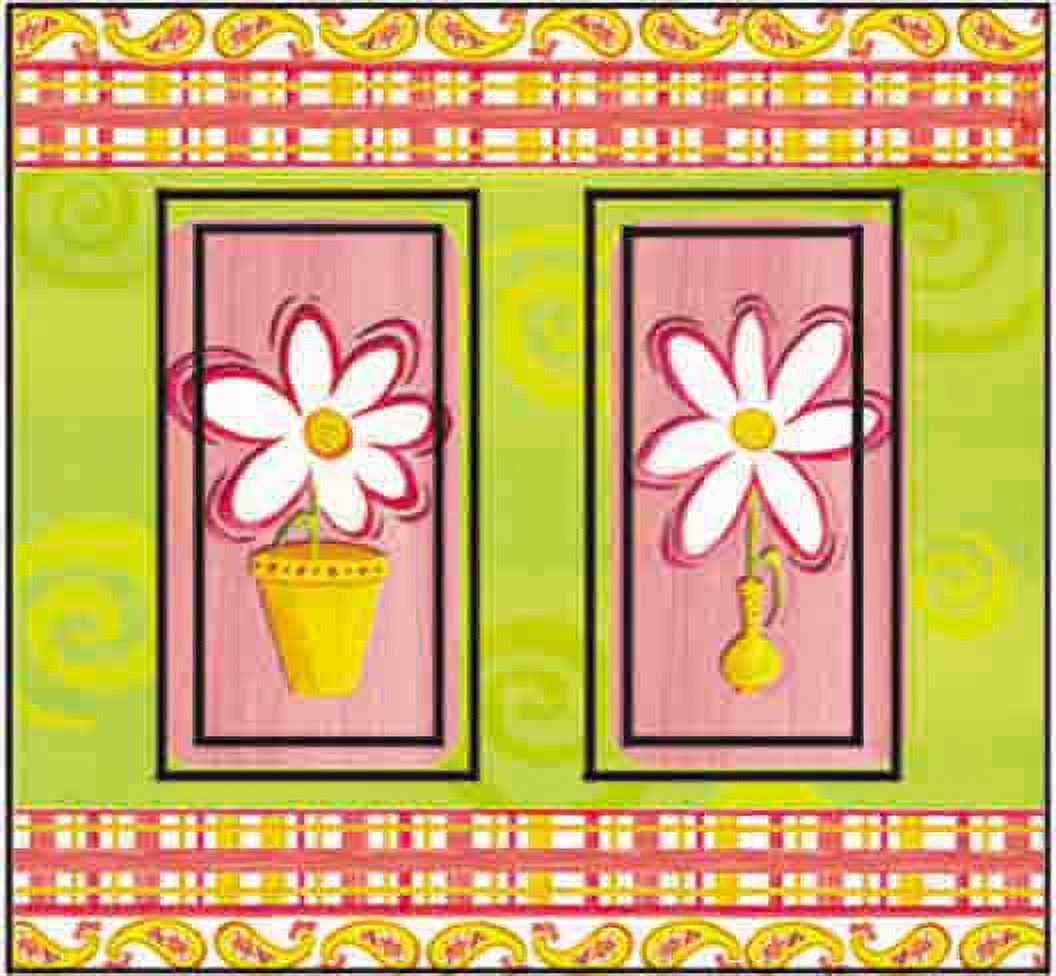 Daisy Cool & Groovy Double Rocker SwitchStix Peel and Stick Art Deco ...