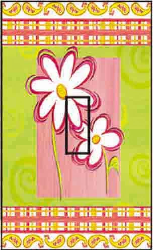 Daisy Cool & Groovy Single Toggle SwitchStix Peel and Stick Art Deco ...