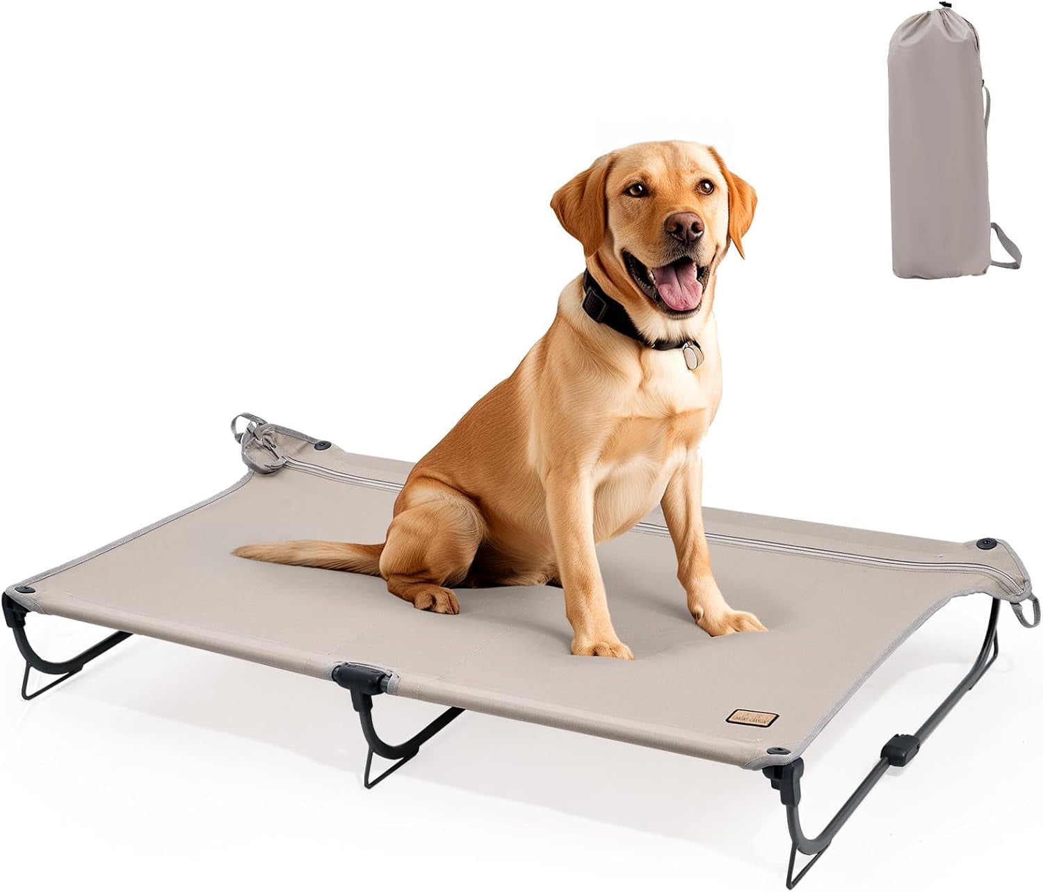 Daisy Cot, Large Foldable Elevated Dog Bed, Portable Raised Outdoor ...