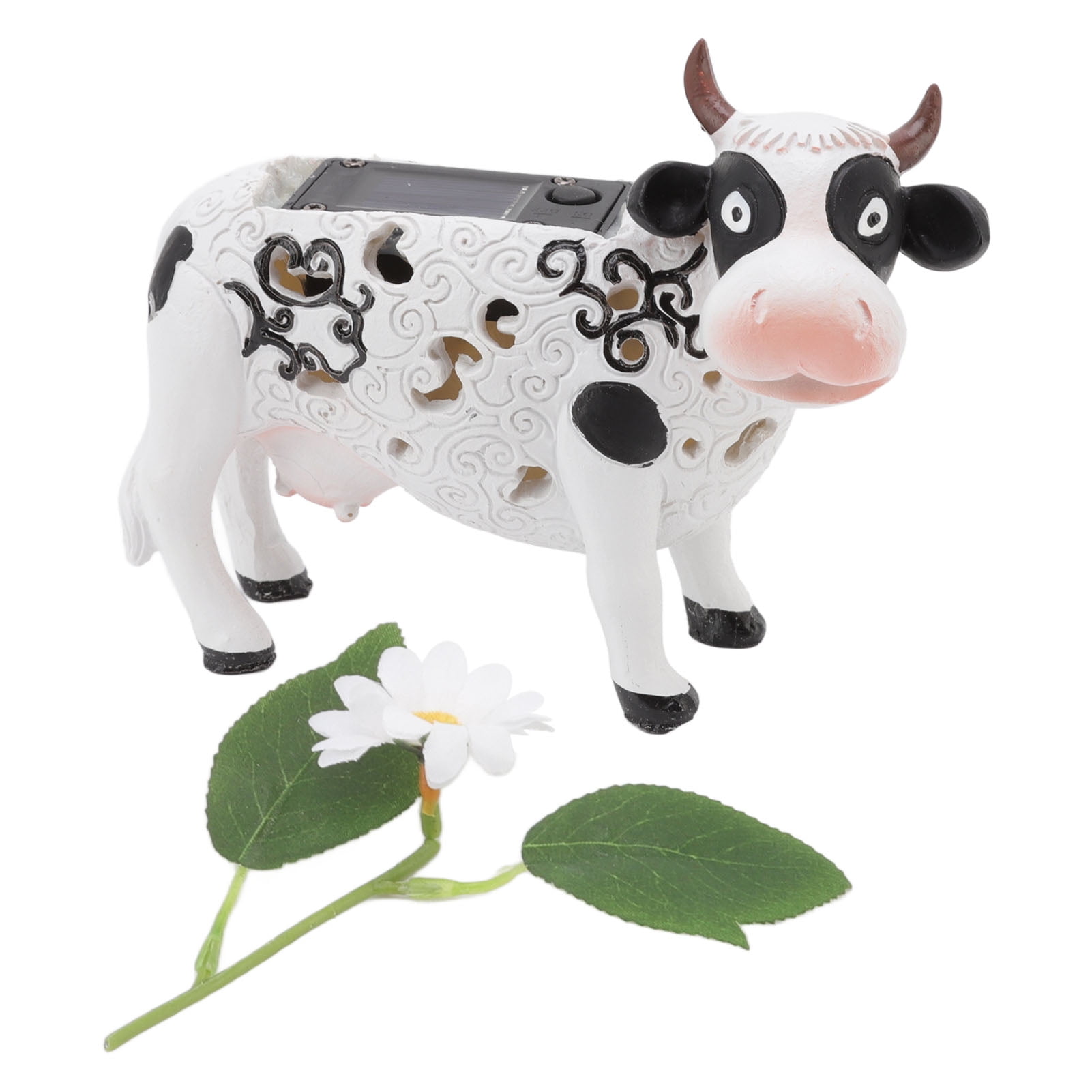 Daisy Cow Solar Light Animal Shaped Color Changing LED Garden Solar ...